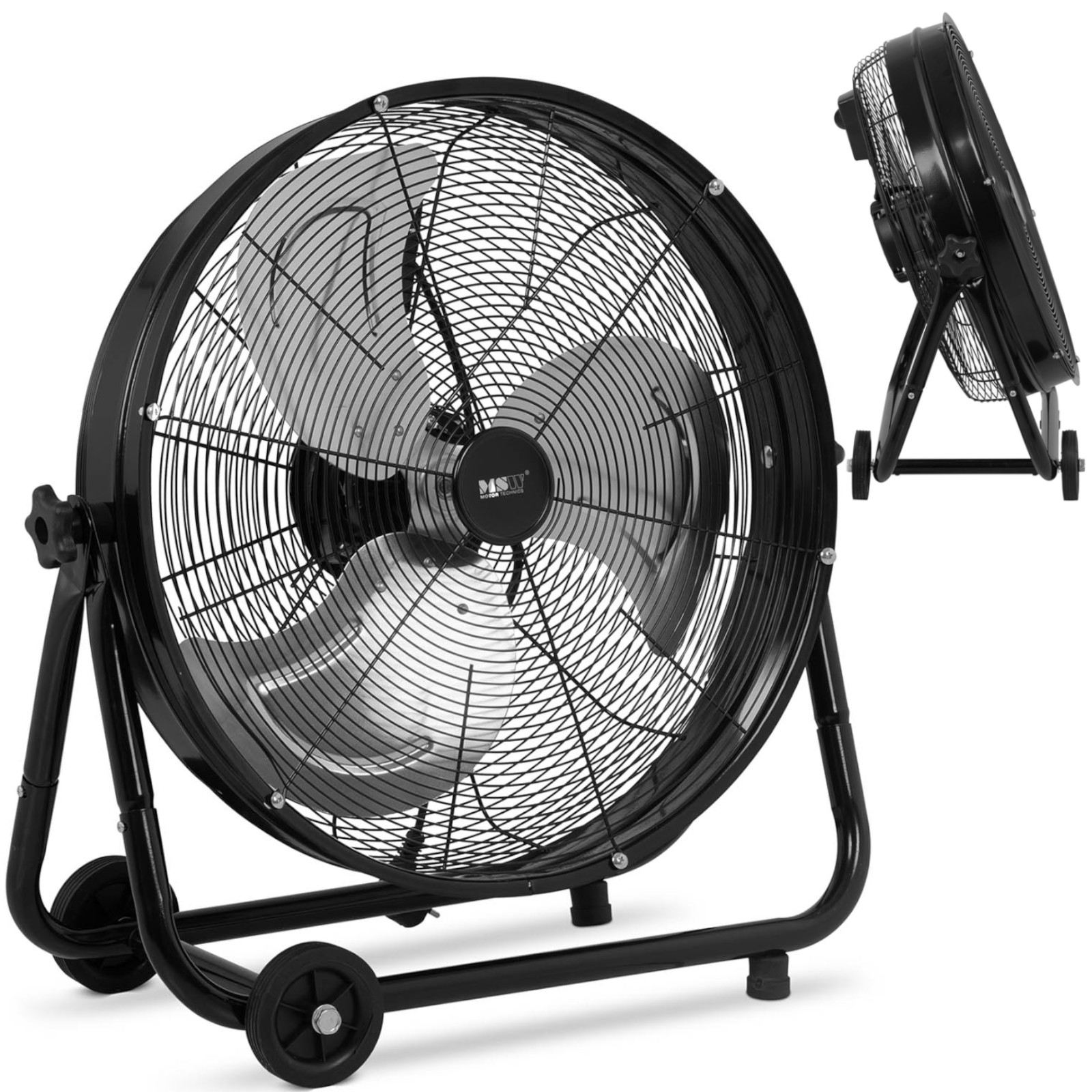 Wentylator wiatrak przemysłowy podłogowy na kółkach śr. 570 mm 3 ...